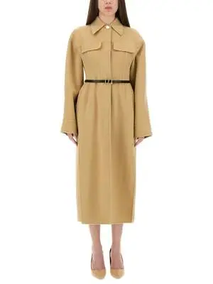 Sportmax Wool Coat - Beige