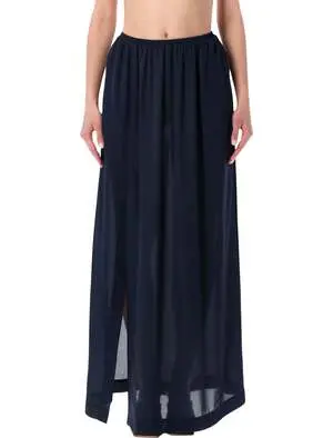 THE FRANKIE SHOP Gathered Maxi Skirt - Blue