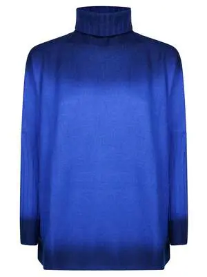 ABSOLUT CASHMERE. Cashmere Sweater Dolce Vita Style - Blu