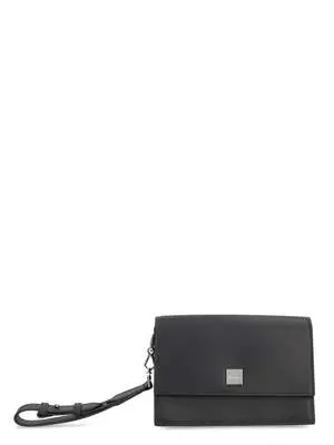 Max Mara Leather Crossbody Bag - Black