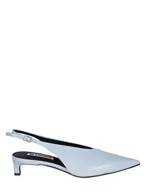 JIL SANDER Slingback Pumps With Adjustable Strap - Clear Blue