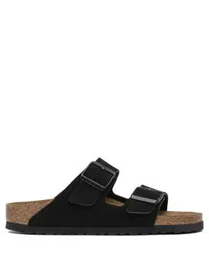 BIRKENSTOCK Suede Arizona Sandals - Black