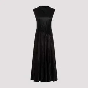 JIL SANDER Sleeveless Long Dress - Black