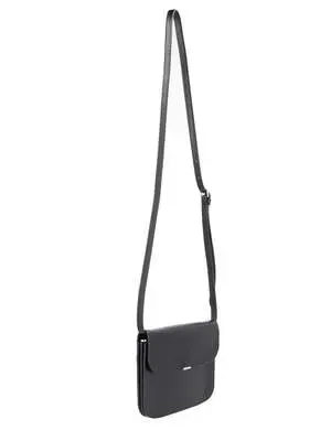 LEMAIRE Soft Tab Wallet In Leather Glossy Vegetable Leather - Black