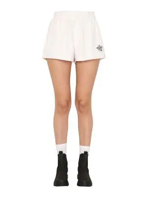 Être Cécile Elastic Waist Cotton Shorts