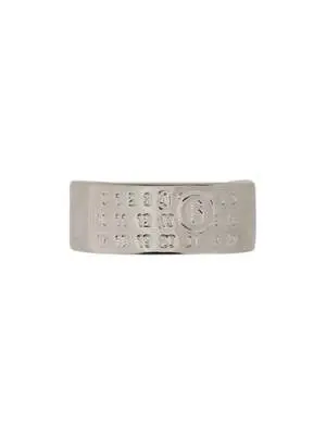 MAISON MARGIELA Numeric Cuff Ring - Silver