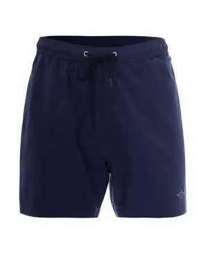 Paul & Shark Textured Drawstring Swim Trunks