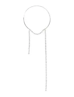 MAISON MARGIELA Crystal Chain Necklace - Silver
