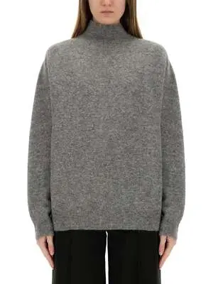 ALYSI Turtleneck Sweater - Grey