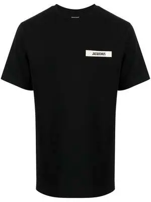 Jacquemus Classic Grosgrain T-shirt - Black