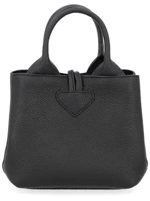 Longchamp Mini Leather Handbag For Spring/summer 2026 - Black