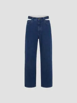 JIL SANDER JIL SANDER Medium Fit Tailored Trousers Medium Denim