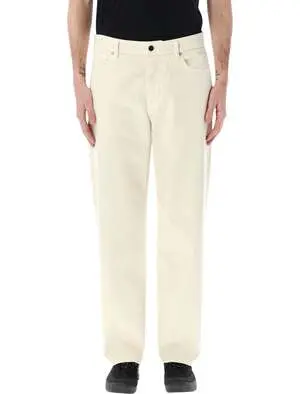 Stone Island Straight-leg Five-pocket Pants - White