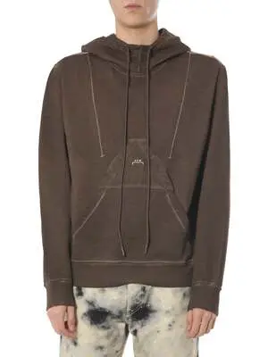DIESEL® Acid Wash Hoodie - Brown