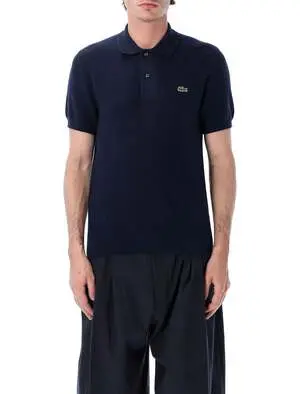 Lacoste Reimagined Bouclé Knit Polo Size