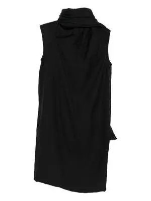 TOTEME Midi Dress With Scarf Detail - Black