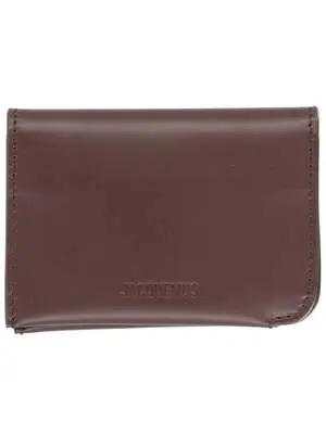 Jacquemus Leather Card Holder Wallet - Brown