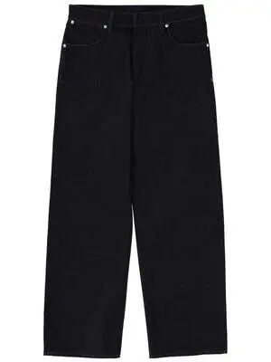 Stone Island Loose-fit Five-pocket Jeans - Blue