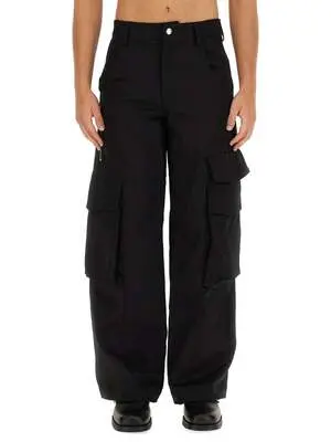 Gcds Ultracargo Cotton Pants - Black