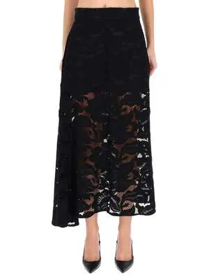 PATOU Lace Midi Skirt