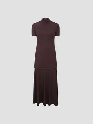 JIL SANDER High Neck Mini Dress