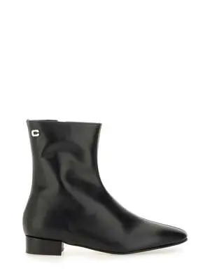 CAREL 20mm Aiglon Leather Ankle Boots - Black