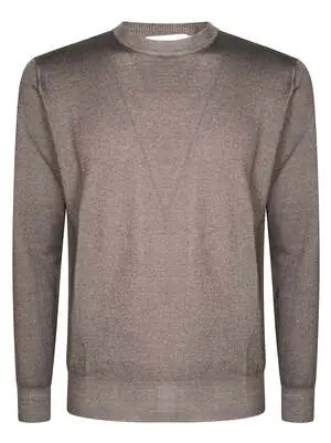 Altea Cozy Merino Crewneck Sweater For Fw25 Collection - Marrone