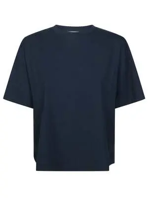 Alpha Studio Boxy Stretch T-shirt - Blu