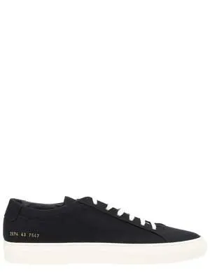 COMMON PROJECTS Low-top Canvas Sneakers - Black