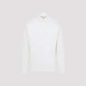Studio Nicholson Alyk Cotton Rugby Polo - White