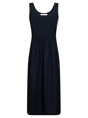 Alpha Studio Drawstring Maxi Dress