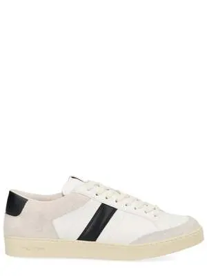 TOM FORD Blake Leather And Suede Sneakers - Beige