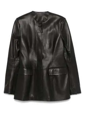 TOTEME Leather Jacket - Black
