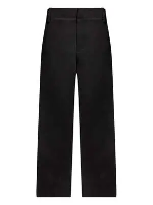 Jacquemus Mid-rise Straight-leg Trousers - Black