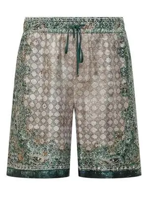 Amiri Bandana Print Drawstring Shorts - Multi