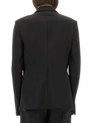 JEAN PAUL GAULTIER Single-breasted Longline Coat - Black