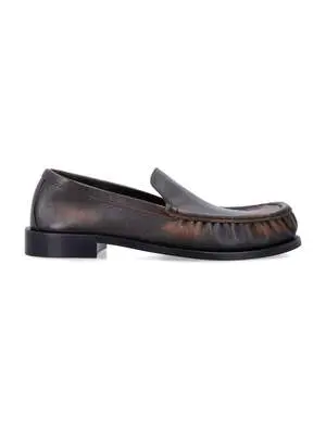Dries Van Noten Leather Loafers - Brown