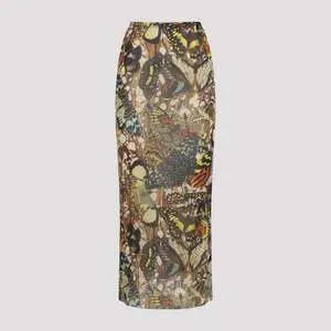 JEAN PAUL GAULTIER Printed Maxi Skirt - Multicolour