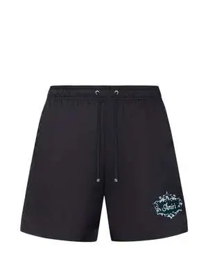 Amiri Elite Mini Swim Trunk - Black