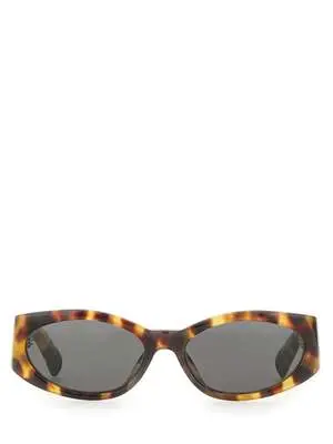 LINDA FARROW X JACQUEMUS Mini Oval Acetate Sunglasses - Multicolour