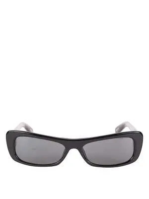 Jacquemus Rectangle-frame Acetate Sunglasses - Nero