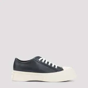 Marni Premium Leather Sneakers - Black