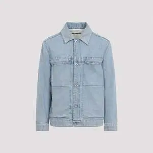 JIL SANDER Cotton Jacket - Blue