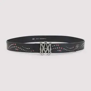 Amiri Ma Stud 4cm Belt - Black