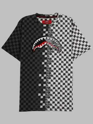 SPRAYGROUND Mini Checkered Sketch Graphic T-shirt
