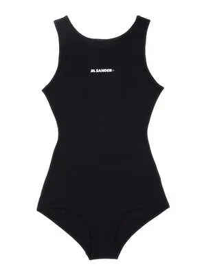 JIL SANDER Stretch Bodysuit - Black