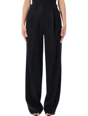 Dries Van Noten Tailored Wool Gabardine Straight-leg Pants