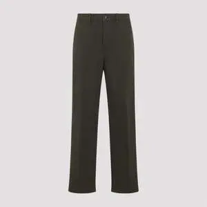 Dries Van Noten Pickerbys Cotton Pants - Green
