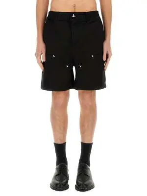 3.PARADIS Twill Shorts - Black