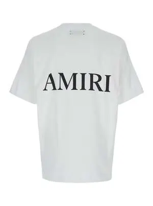 Amiri Amiri Short Sleeve Logo Print T-Shirt Size M White